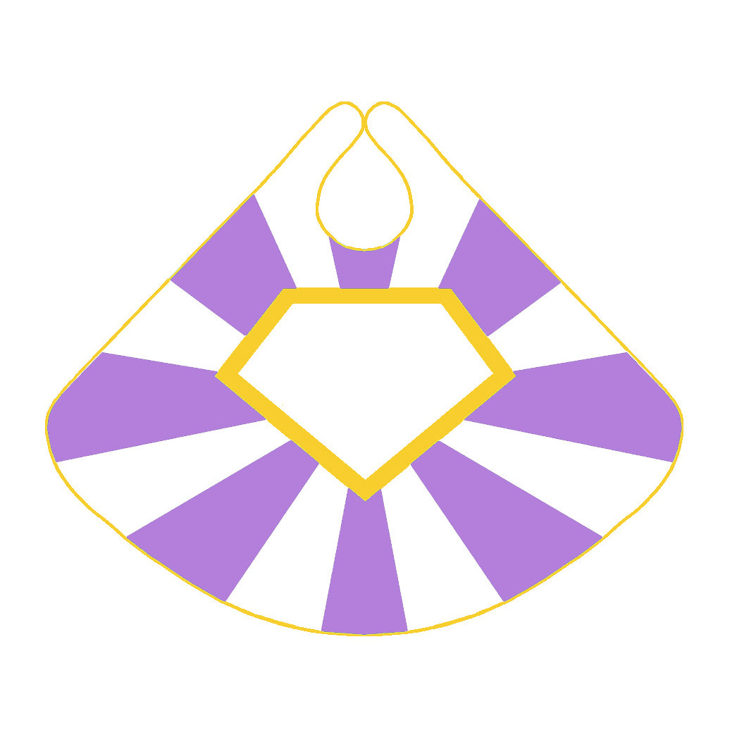 Create a Cape costume kit set, includes felt shapes and initial, choose ...